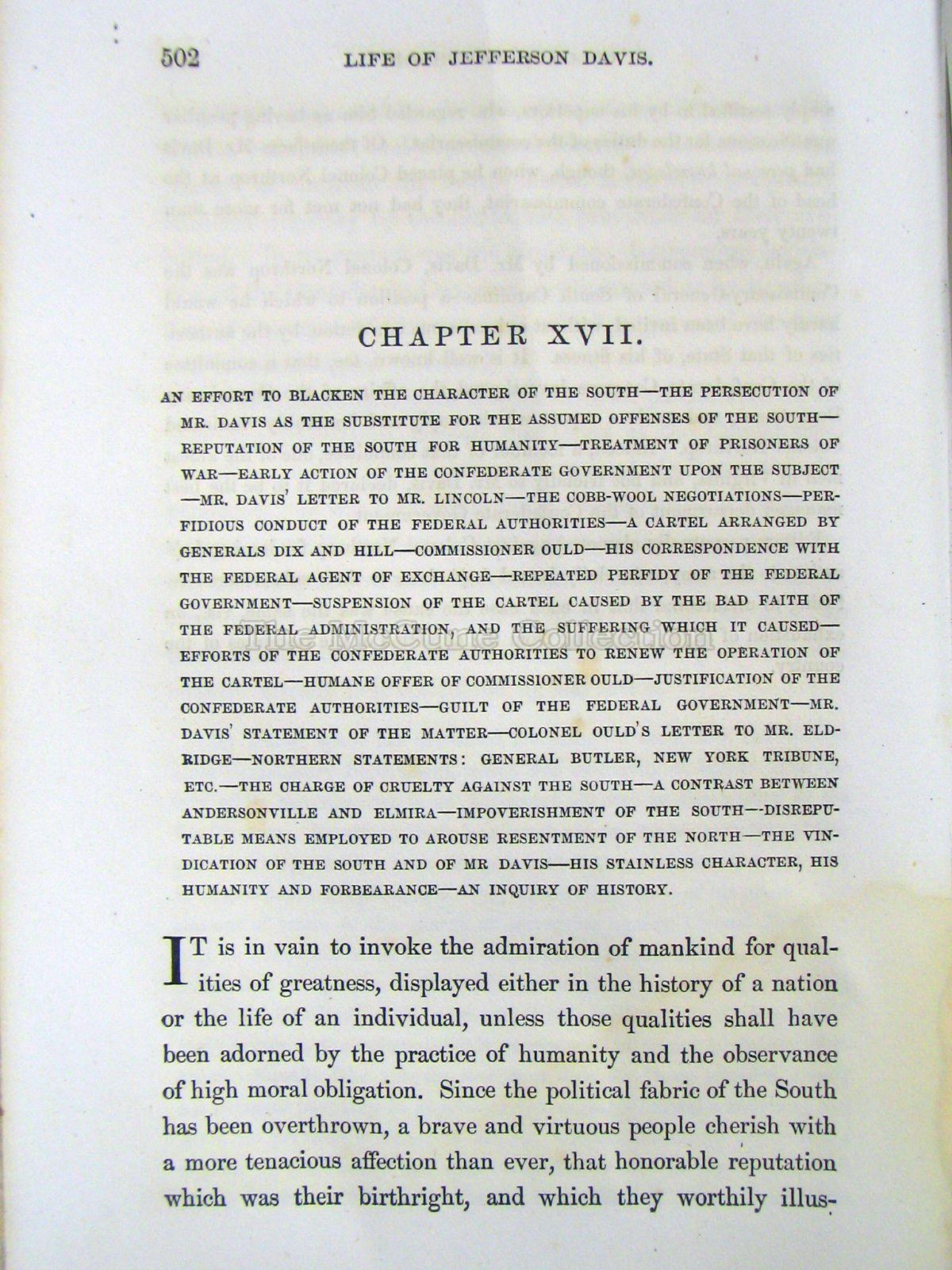 The Life of Jefferson Davis • The McCune Collection